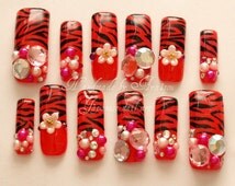 Popular items for gyaru nails on Etsy