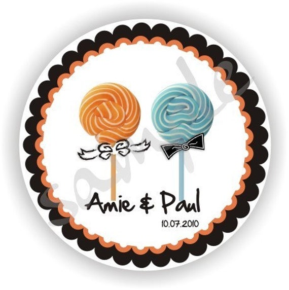 Lollipop Labels Templates Tags With Lollipop Illustration. Vector Hand