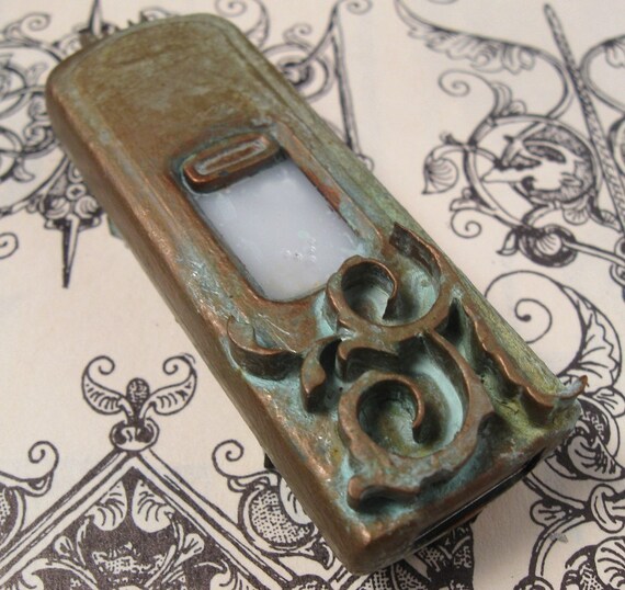 4 GB Steampunk USB Drive Copper and Patina Finish