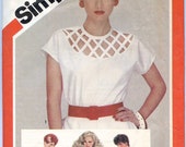 Items similar to Simplicity 6016 Misses' Size 14 Lattice Top on Etsy