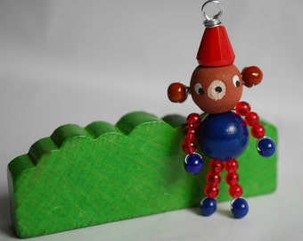 handmade doll charm pendant ornament pixie vintage beads