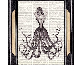 Octopus lady | Etsy