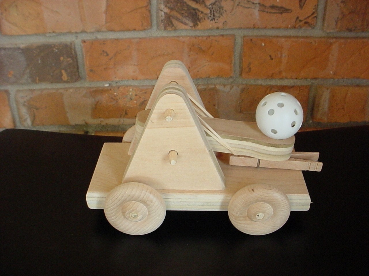 Wooden Toy Catapult