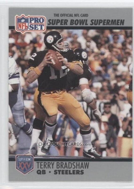 Items similar to 1990-91 SuperBowl XXV Collectible TERRY BRADSHAW ...
