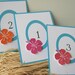 Tropical Wedding Table Numbers Hibiscus Hawaii Wedding Table