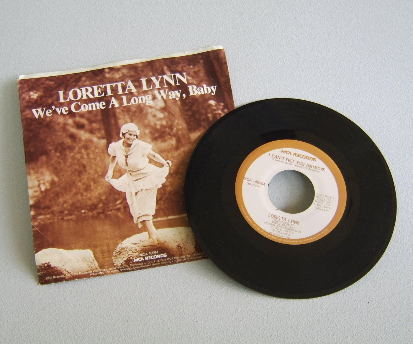 Vintage Loretta Lynn Vinyl 45 Record