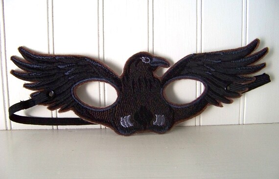 Raven Mask for Children by Madeit4u on Etsy