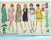 Items similar to Simplicity 2 Misses Size 12 Dress Patterns 1960s on Etsy