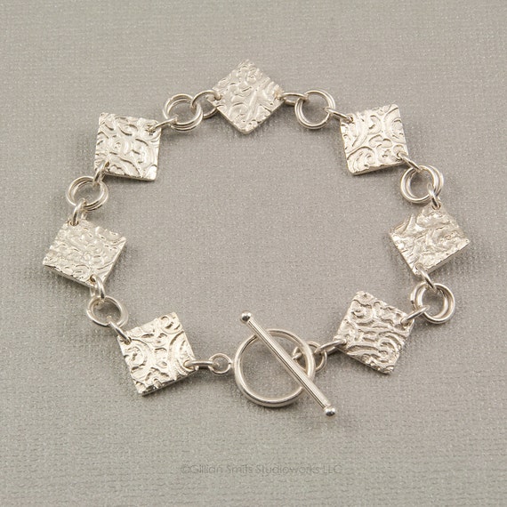 silver clay bracelet (With images) | Precious metal clay jewelry, Metal ...