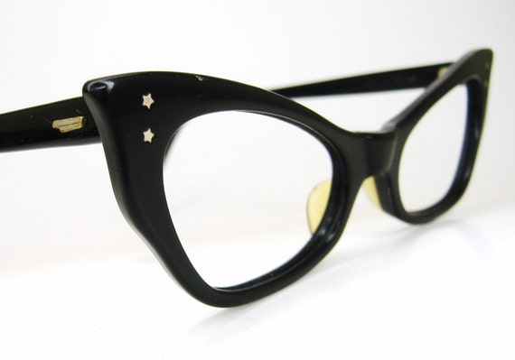 Black Bat Wing Cat eye Eyeglasses Sunglasses Frame Spooky