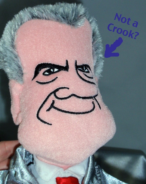 Richard Nixon Stuffed Doll Presidents Day