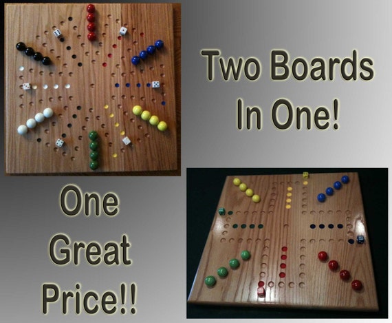 Items Similar To SIX And FOUR Player Aggravation Game Board On Etsy