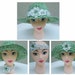 PDF Crochet Pattern Wear it Your Way 3-pc Plarn Sun Hat with