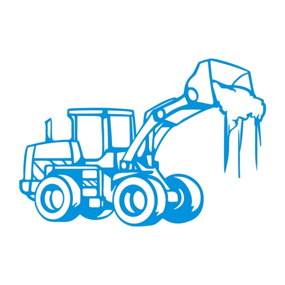 Construction Equipment Vinyl Wall Decal K-045