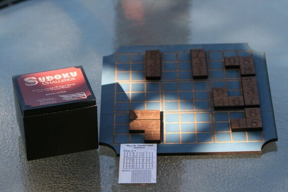 Items similar to Sudoku Game Lap Board on Etsy
