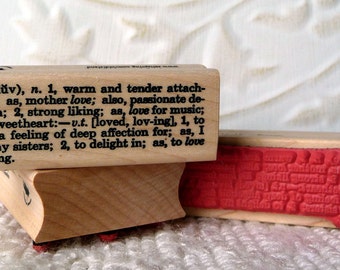 Definition stamp | Etsy