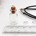 Medium Do It Yourself DIY glass vial pendant kit for by XercesArt