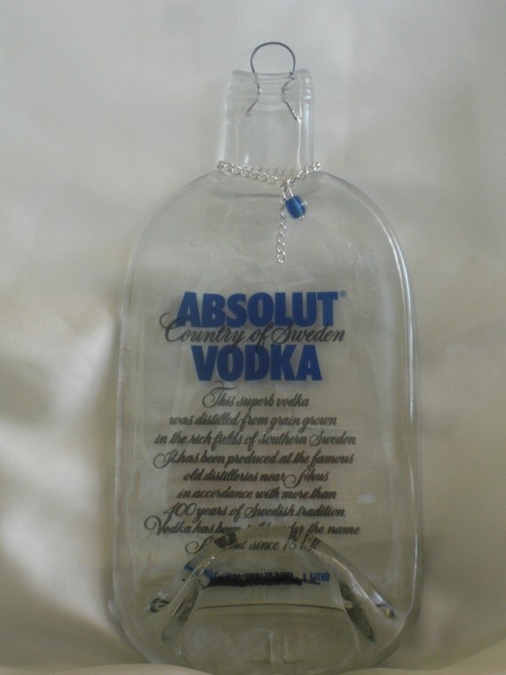 Absolut Vodka Bottle Cheese Tray w/ Hanger