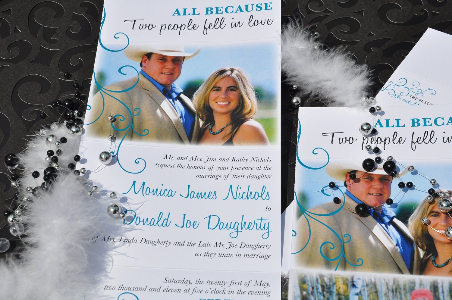 150 All Because Two People Fell In Love Seal and Send Invitations ...