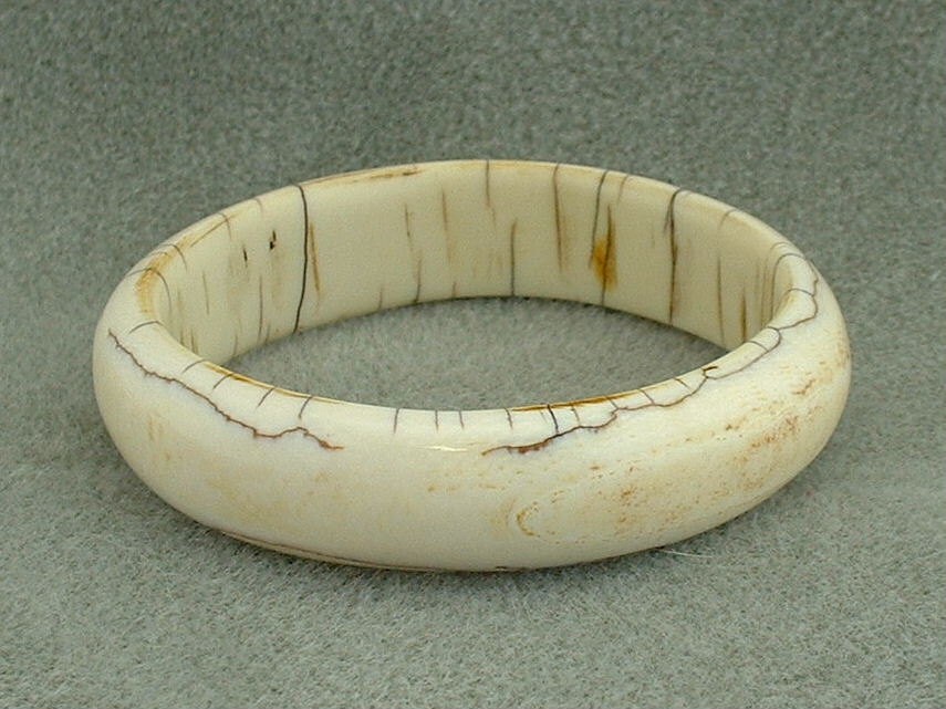 Wide Vintage Pre-Ban Elephant Ivory Bangle BRACELET African