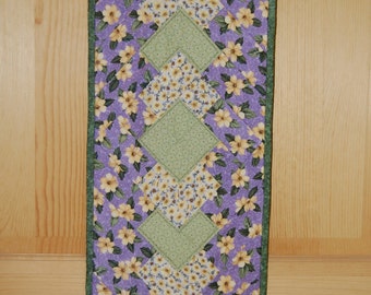 Antiquarian Double Four Patch Table Runner by ShadySpringQuilts