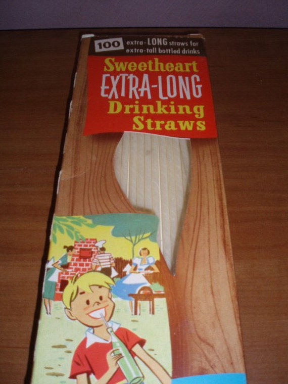 Sweetheart Extra-Long Paper Drinking Straws