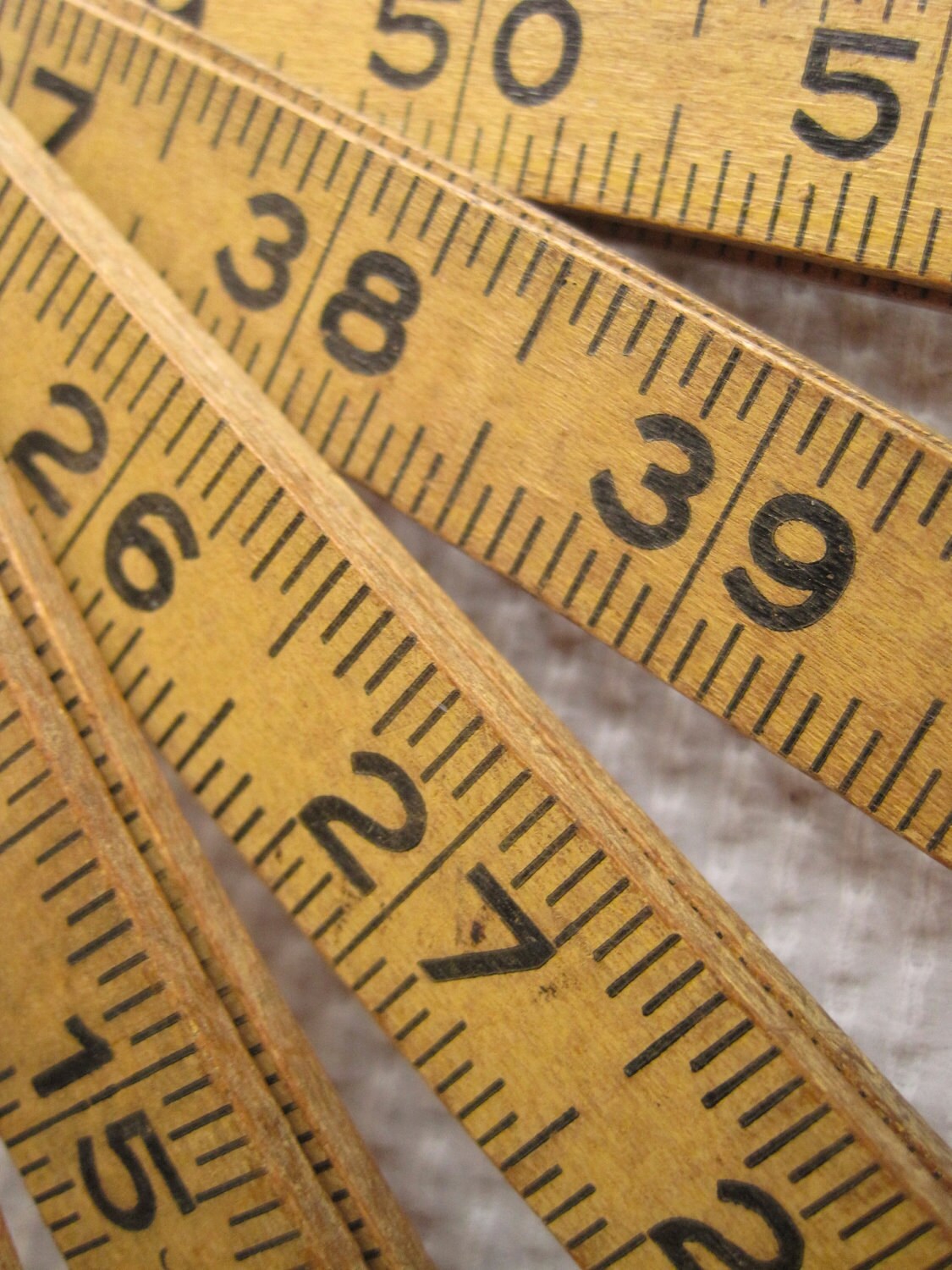 Vintage Durall Golden Rule Folding Ruler by corrnucopia on Etsy