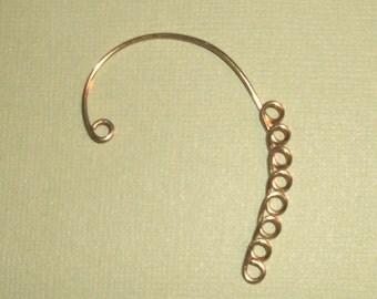 Temple Gems Ear Cuff ear jackets ear climber by WickedlyWired