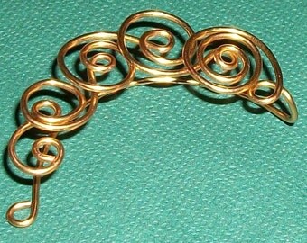 Temple Gems Ear Cuff ear jackets ear climber by WickedlyWired