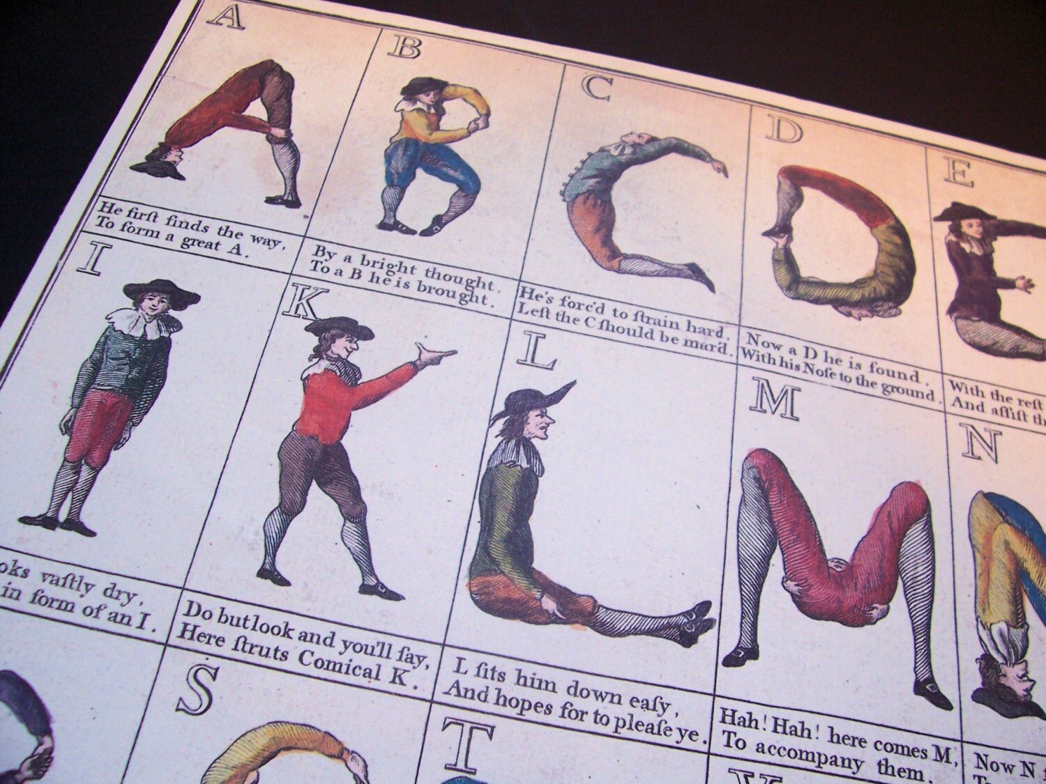 Bogo Sale Comical Hotch Potch Alphabet Print Reserved For