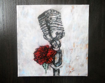 Popular items for microphone art on Etsy