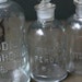 Vintage Chemical Bottle with Glass Stoppers