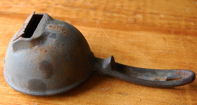 Antique Cast Iron Ice Shaver Vintage Snow Cone Snowball Maker