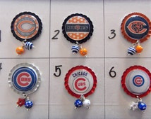 Unique chicago cubs jewelry related items | Etsy