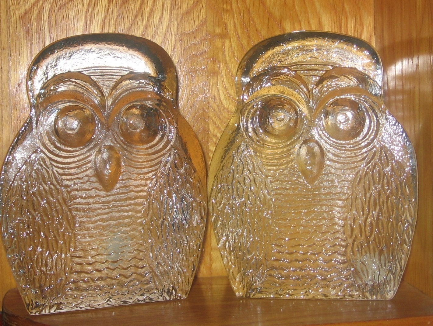 Blenko Owl Bookends | Peatix