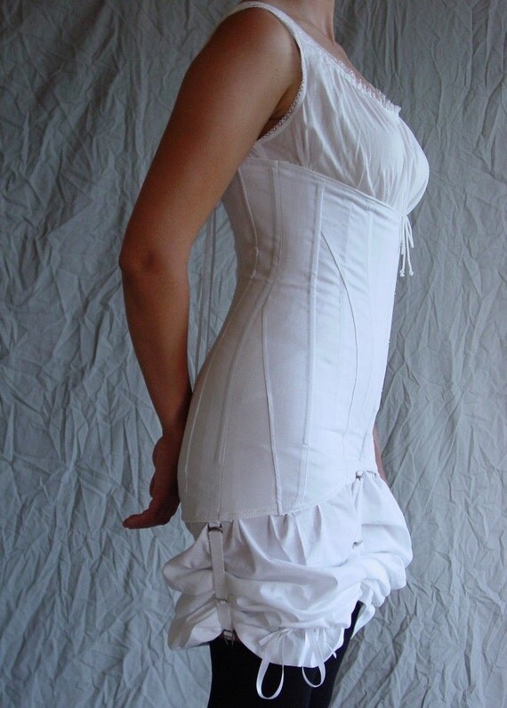 Titanic Underbust Corset Edwardian Erte C 1912 Longline Front