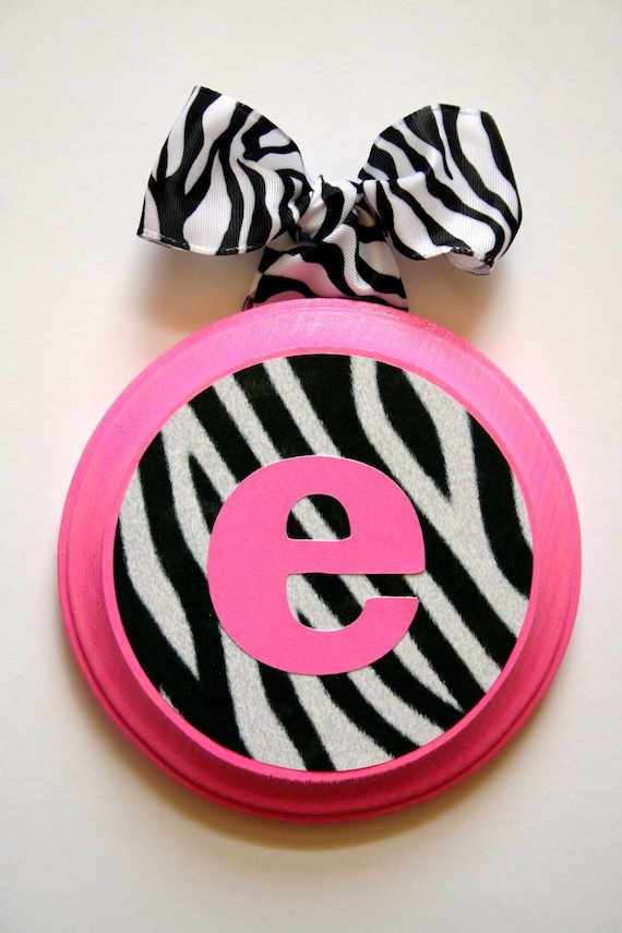 Zebra Wall Letters