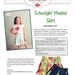 Schoolgirl Pleated Skirt PDF Pattern Tutorial Baby Toddler