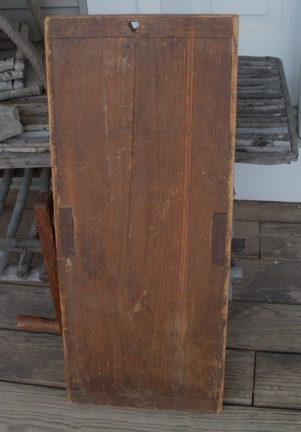 Antique Primitive Wooden Southern Beaten Biscuit Brake