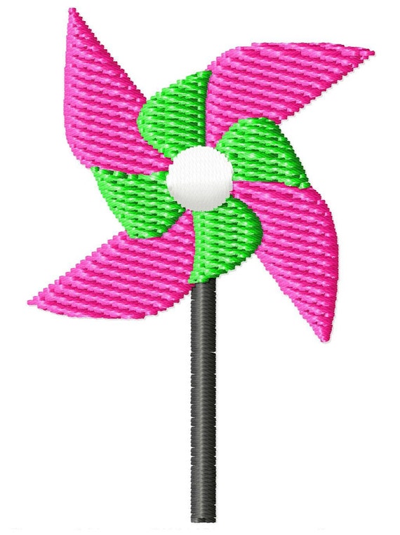 Pinwheel Mini Machine Embroidery Design
