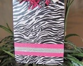 Items similar to Zebra and Hot Pink Clipboard on Etsy
