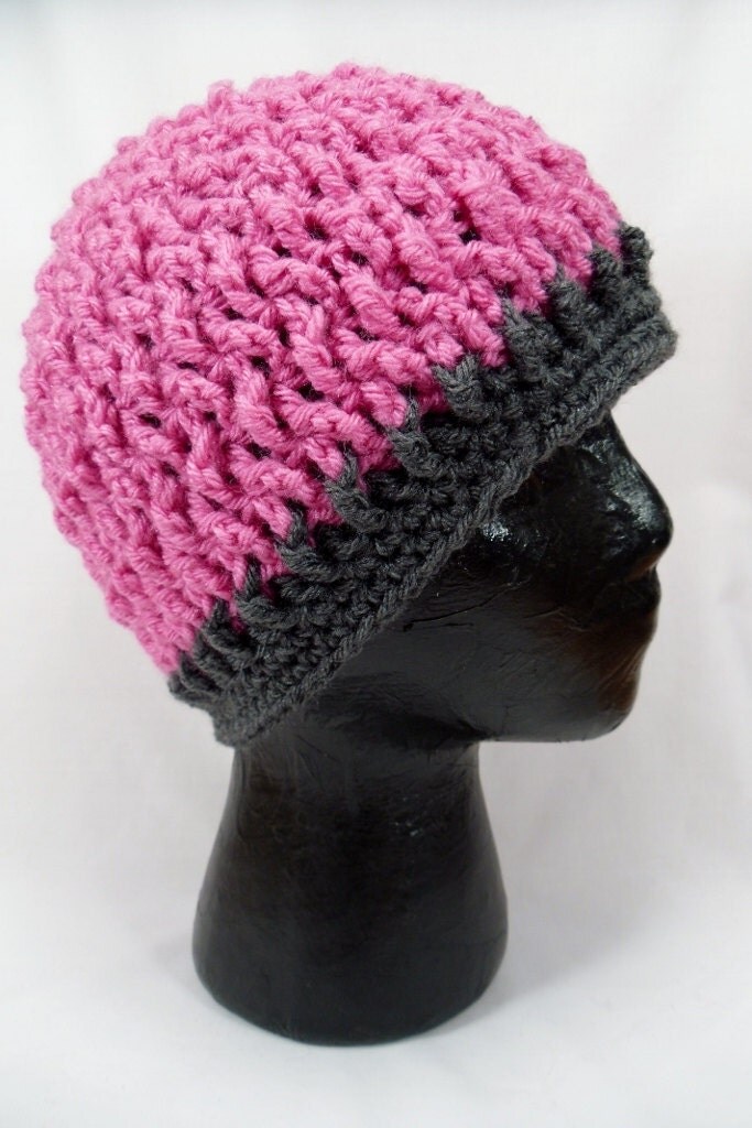 CROCHET HAT PATTERNS Twisted Beanie Adults by PlayinHookyDesigns