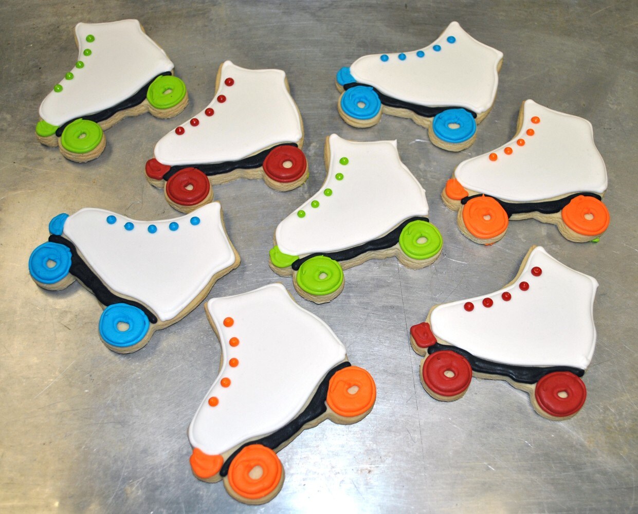 Roller Skate Cookies | Party Party | Birthday party snacks, Roller ...