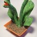 Monster seed pod plant in paper mache by mosaicmache on Etsy