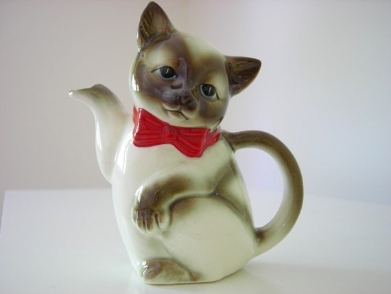 Vintage KITTY CAT Creamer Pitcher Japan