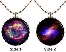 Popular items for galaxy pendant on Etsy