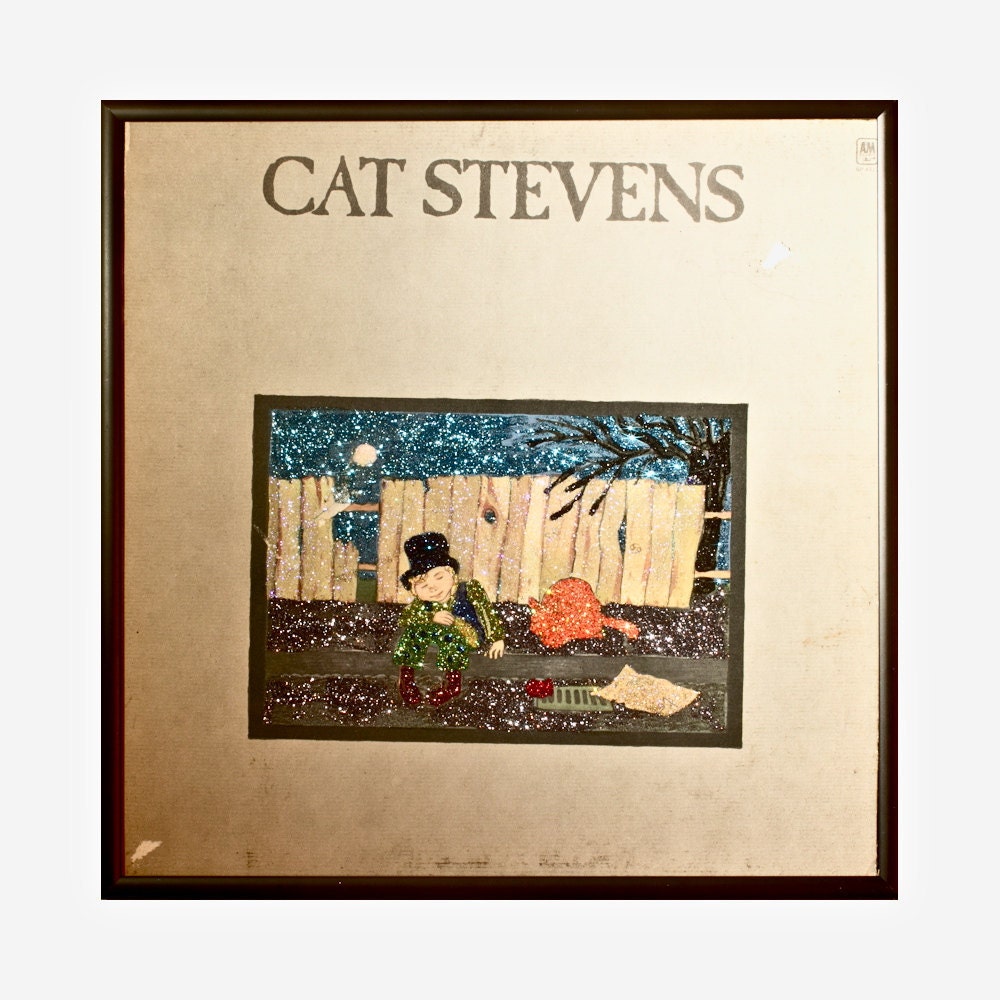 Glittered Cat Stevens Album