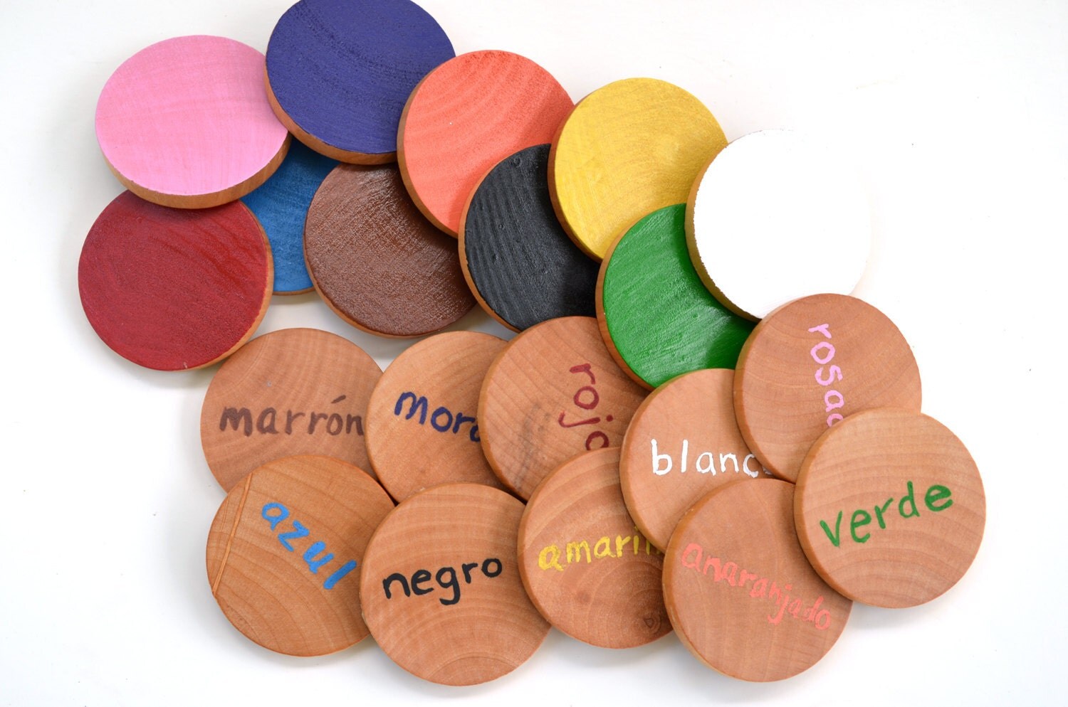 Spanish Wooden Memory Game