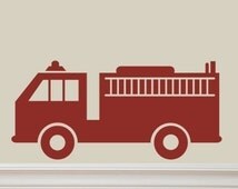 Popular items for fire engine decal on Etsy