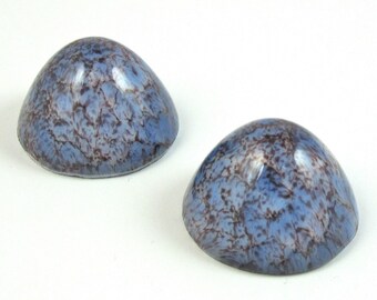 Blue speckled stone | Etsy